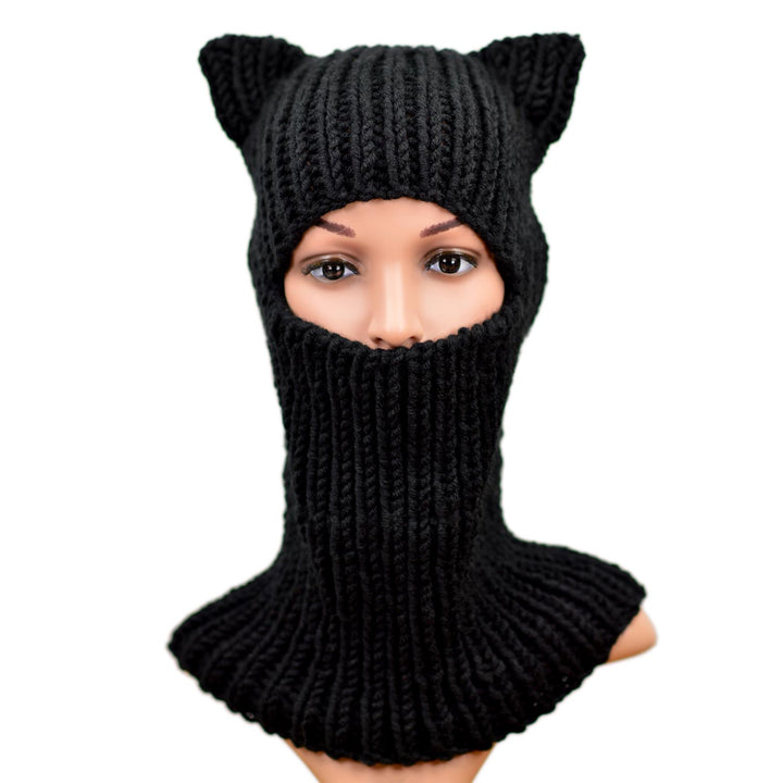 Cat Ear Beanie For Adults — Men's Women's Cat Ear Hat – STOPFROST
